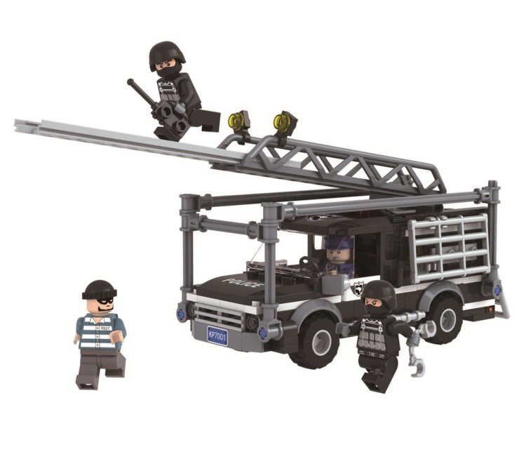 SWAT Police car terrorist Minifigures Lego Compatible City police
