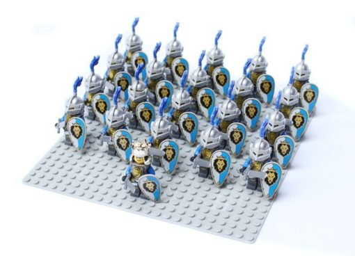King Leo's Castle Knight Soldier Minifigures Lego Compatible Medieval ...