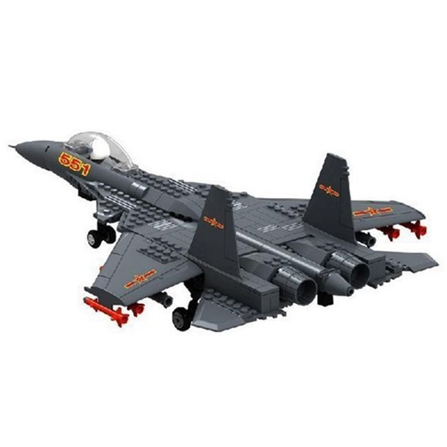 Su-33 Carrier-based fighter Stealth Fighter Jet Plane Aircraft Lego ...