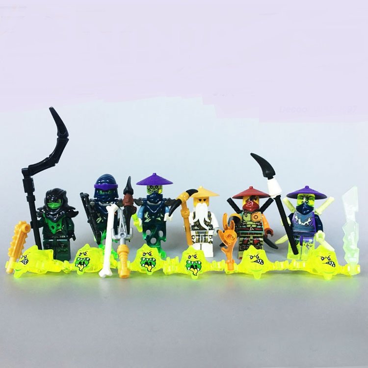 Sensei Wu Ronin Morro Minifigures Lego Compatible Ninjago Set