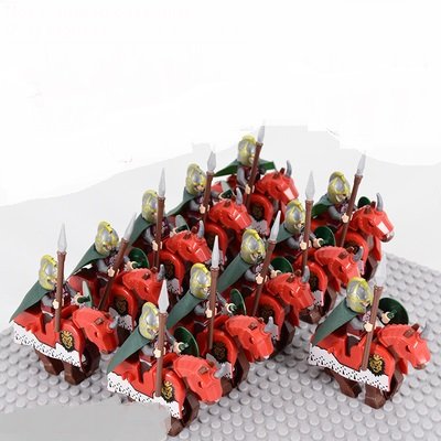 Rohan Knights Minifigures Lego Compatible The Lord of the Rings Set