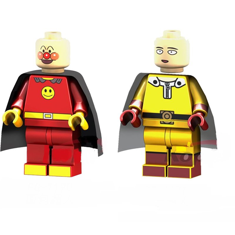 Anpanman One Punch-Man Minifigures Lego Compatible Comic Set