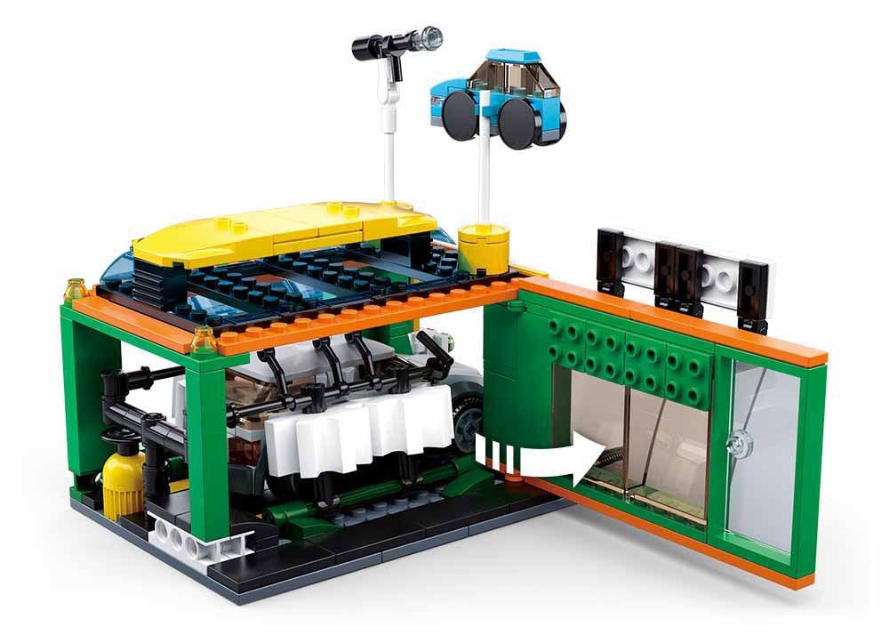 The Car Wash Store Minifigures Lego Compatible City Car