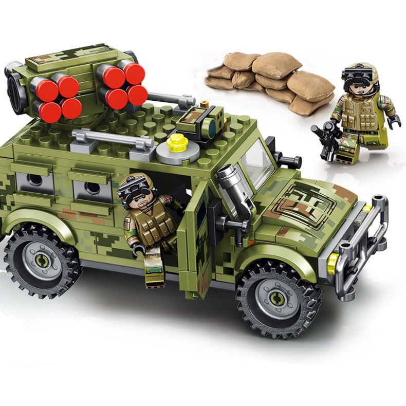 Heavy armored vehicle Minifigures Lego Compatible WW2 Military Set