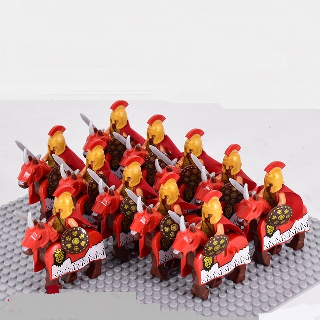 Sparta knight Minifigures Lego Compatible Middle Ages Set