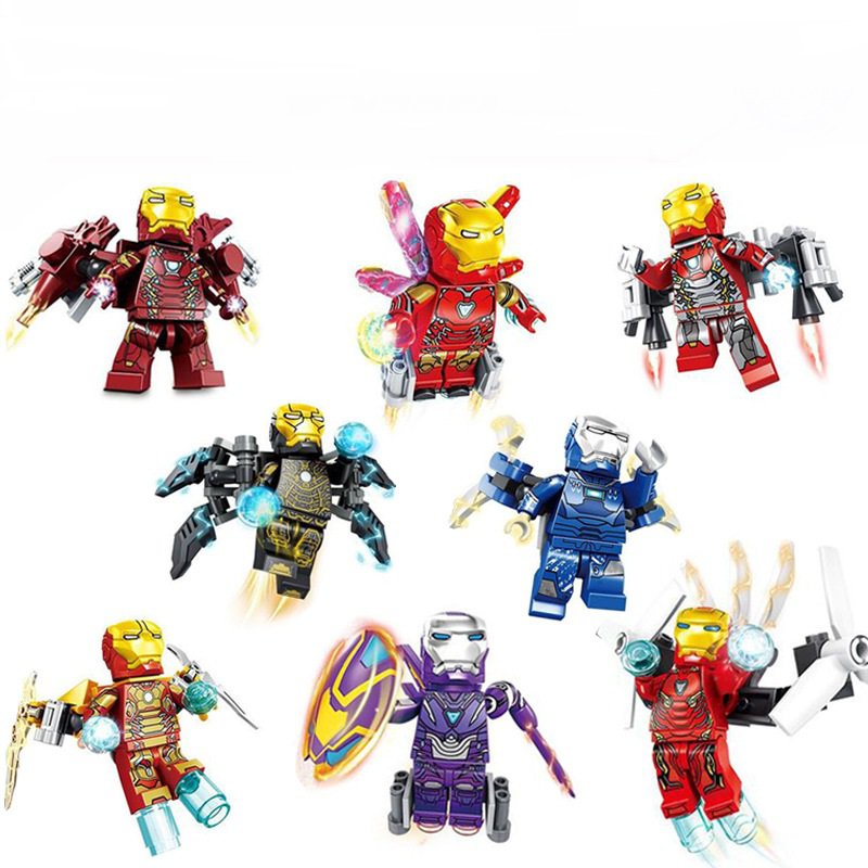 New Iron Man MK Mech Minifigures Lego Compatible Iron Man Set