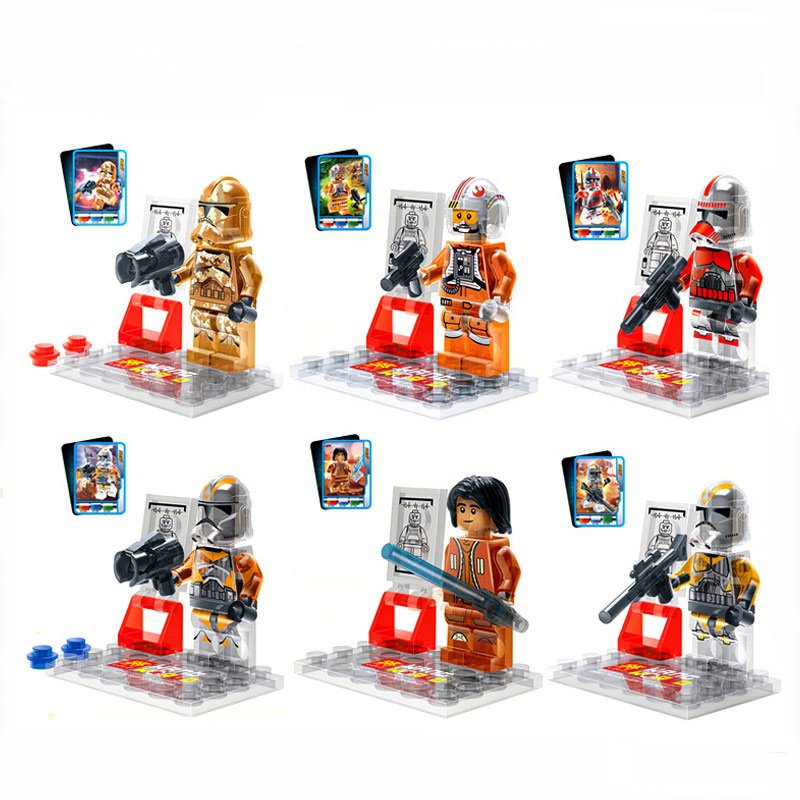 Transparent ARC Trooper Resistance Clone Commandos Minifigures Lego ...