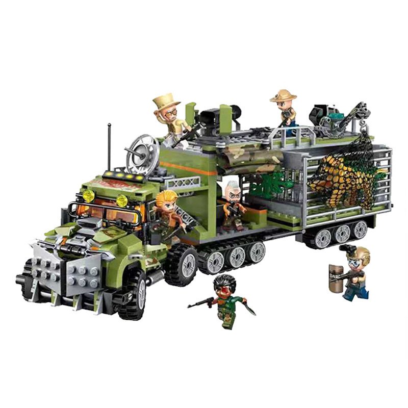 Dinosaur Animal Capture vehicle Soldier Minifigures Lego Compatible ...