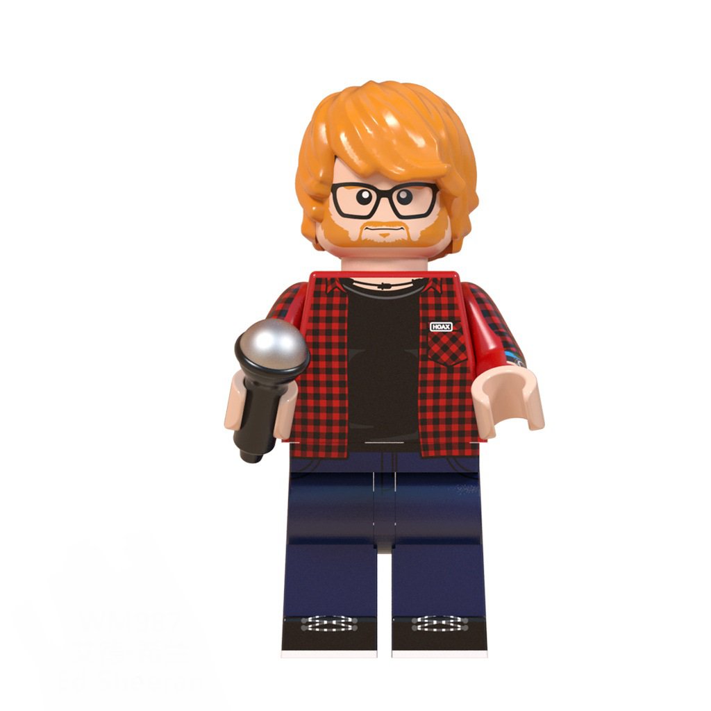 Ed Sheeran Minifigures Lego Compatible Toy