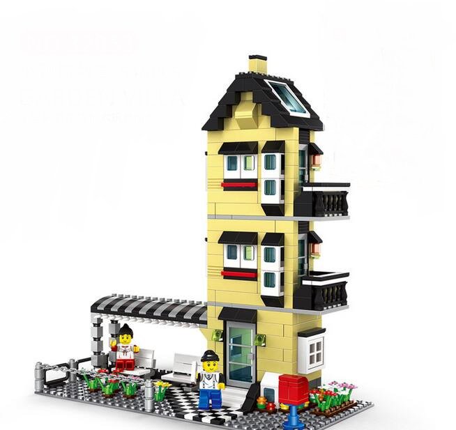 America Modular Home Minifigures Lego Compatible City House Sets