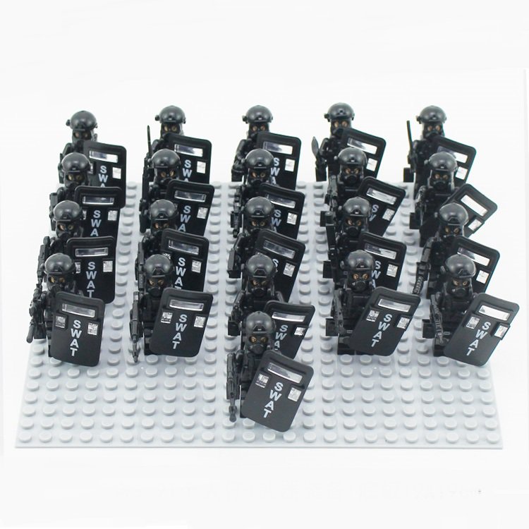 2020 City Police SWAT Sets Minifigures Lego Compatible Toy