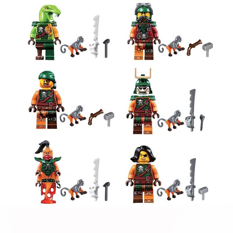 Ninjago Misfortune’s Keep character Minifigures Lego Compatible Ninjago ...