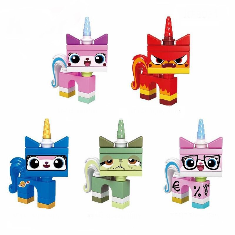 Unikitty Angry Kitty Astro Kitty Queasy Kitty Minifigures Lego ...