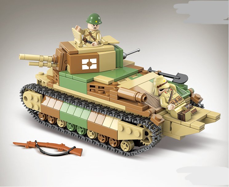 Japan Type 95 Ha-Go Tank Minifigures Lego Compatible WW2 Military Tank