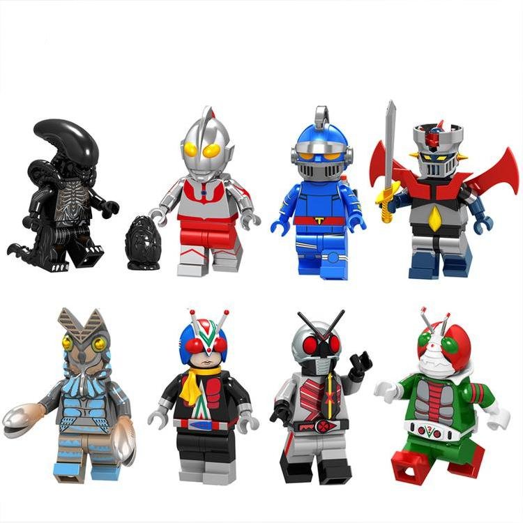 Kamen Rider V3 Altman Mazinger Z Tetsujin 28 Minifigures Lego ...