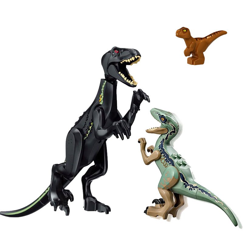 Indoraptor Velociraptor baby Minifigures Lego Compatible Jurassic World ...