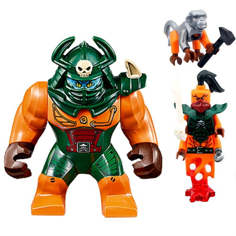 2pcs Dogshank Minifigures Lego Compatible Ninjago Sets