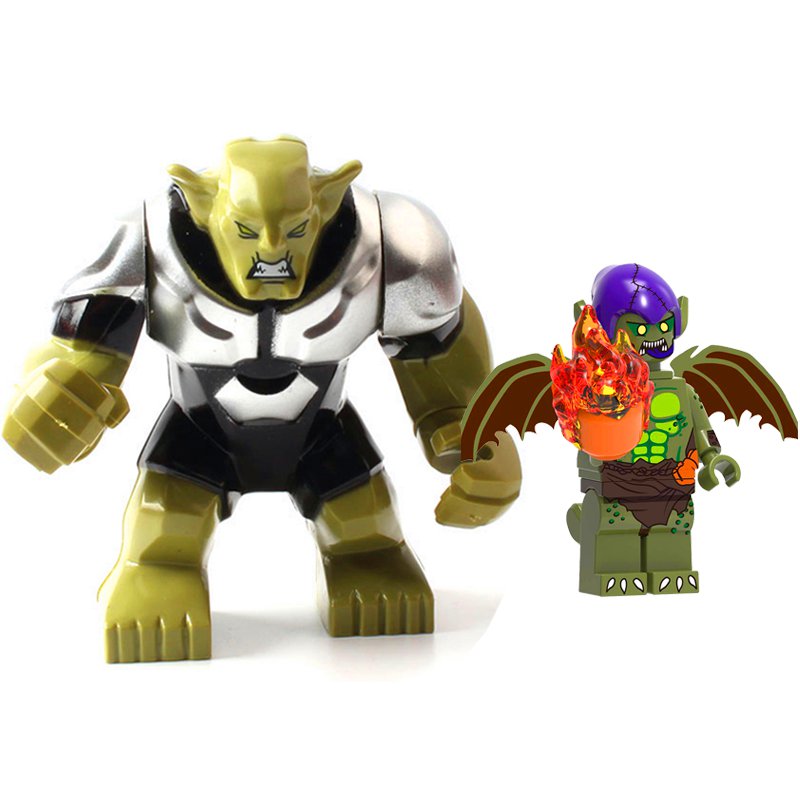 2pcs Green Goblin Norman Osborn Minifigures Lego Compatible Spider-Man ...