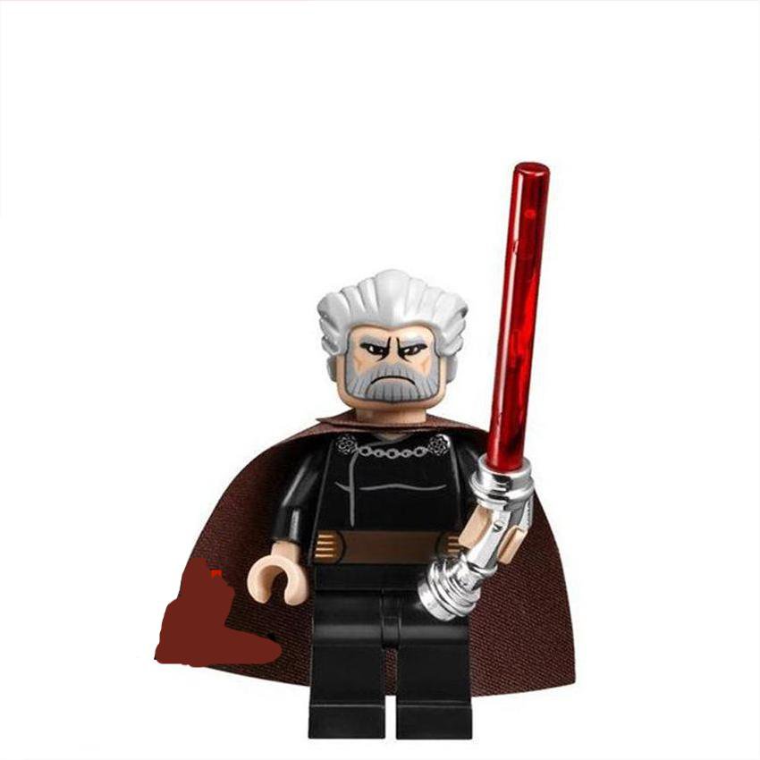 Count Dooku Minifigures Lego Compatible Star Wars Minifigure