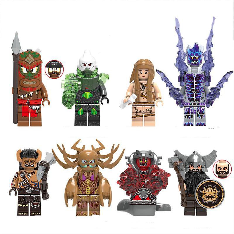 Cannibal Mechanical Mechanic Primitive Woman Minifigures Lego ...