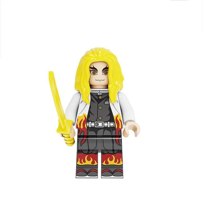 Rengoku Kyoujurou Minifigures Lego Compatible Demon Slayer Minifigure