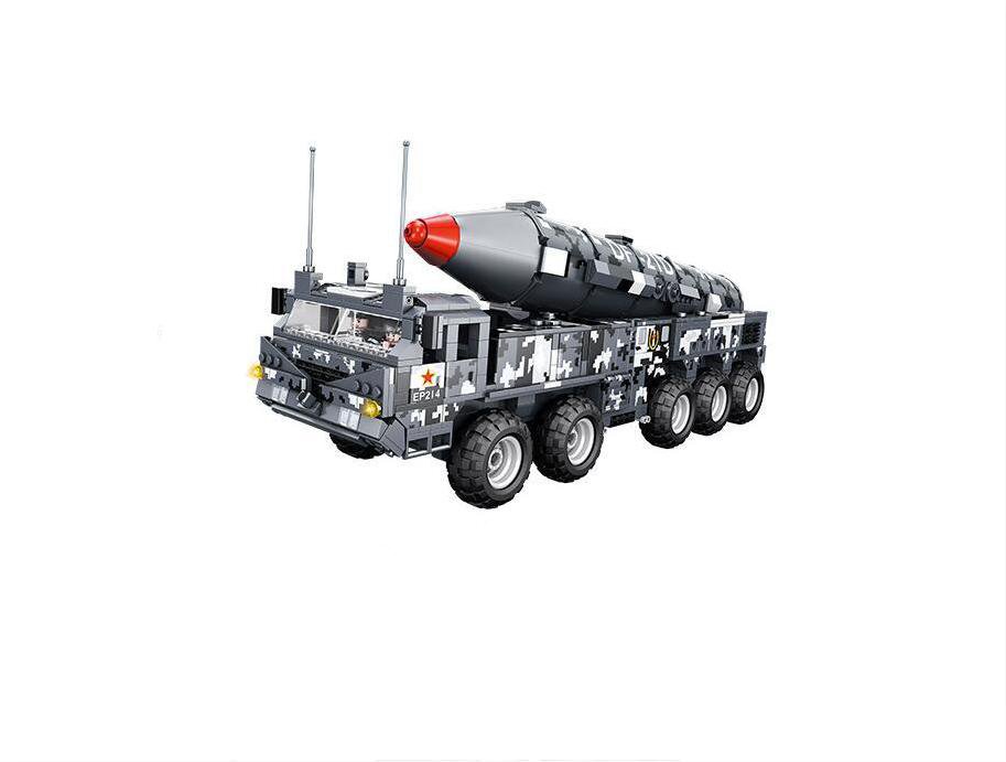 2in1 DF-21 Missile Soldier Minifigures Lego Compatible Military Missile