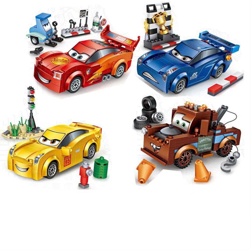 Lightning McQueen Black storm Jackson Ramires Minifigures Lego ...
