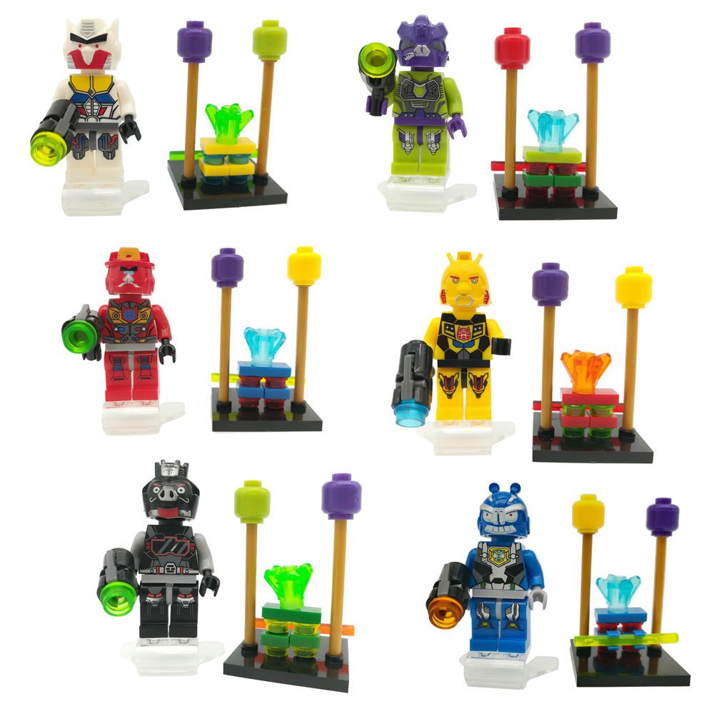 Comic Transformers Minifigures Lego Compatible TV Set