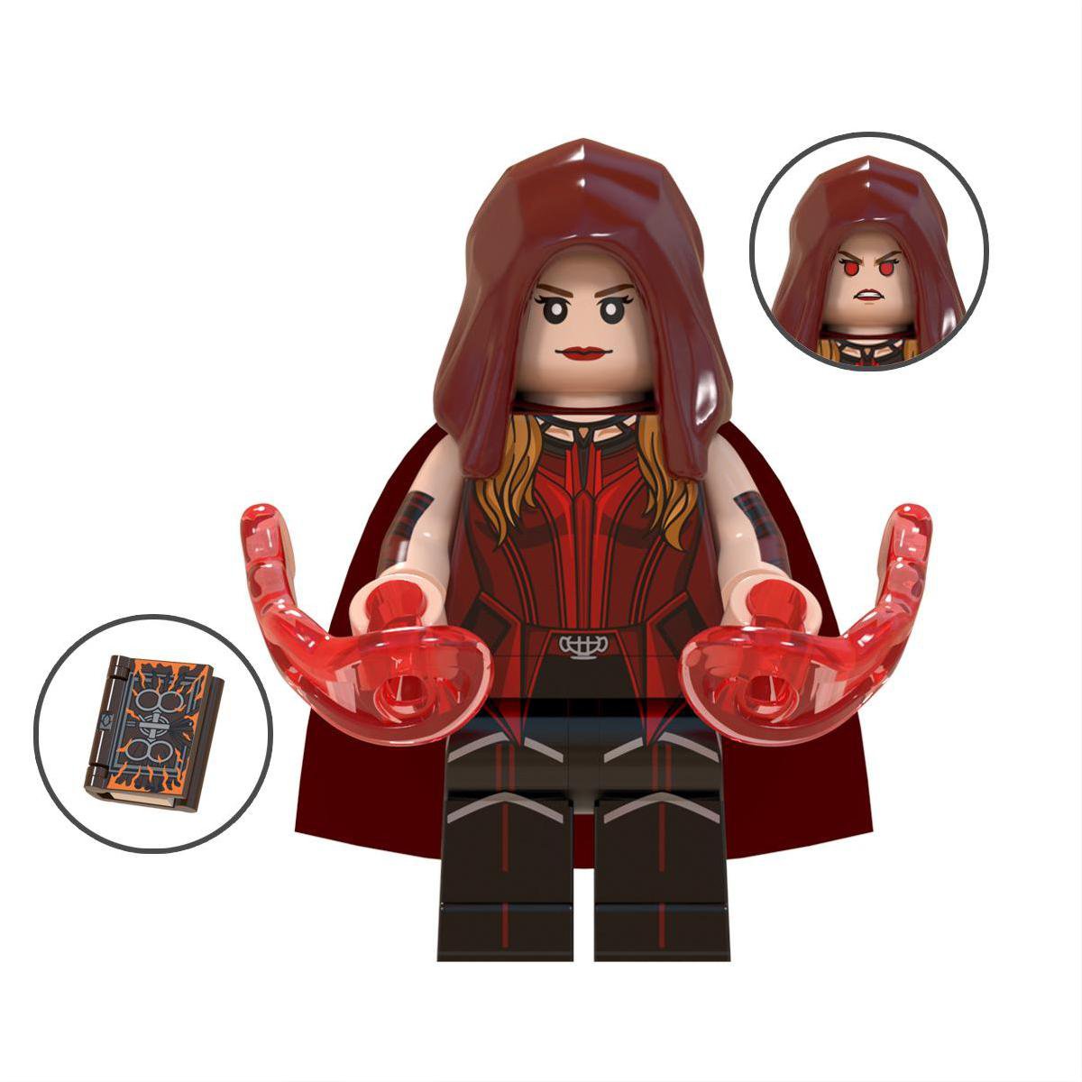 Wanda Maximoff Minifigures Lego Compatible New Wanda Vision Minifigure