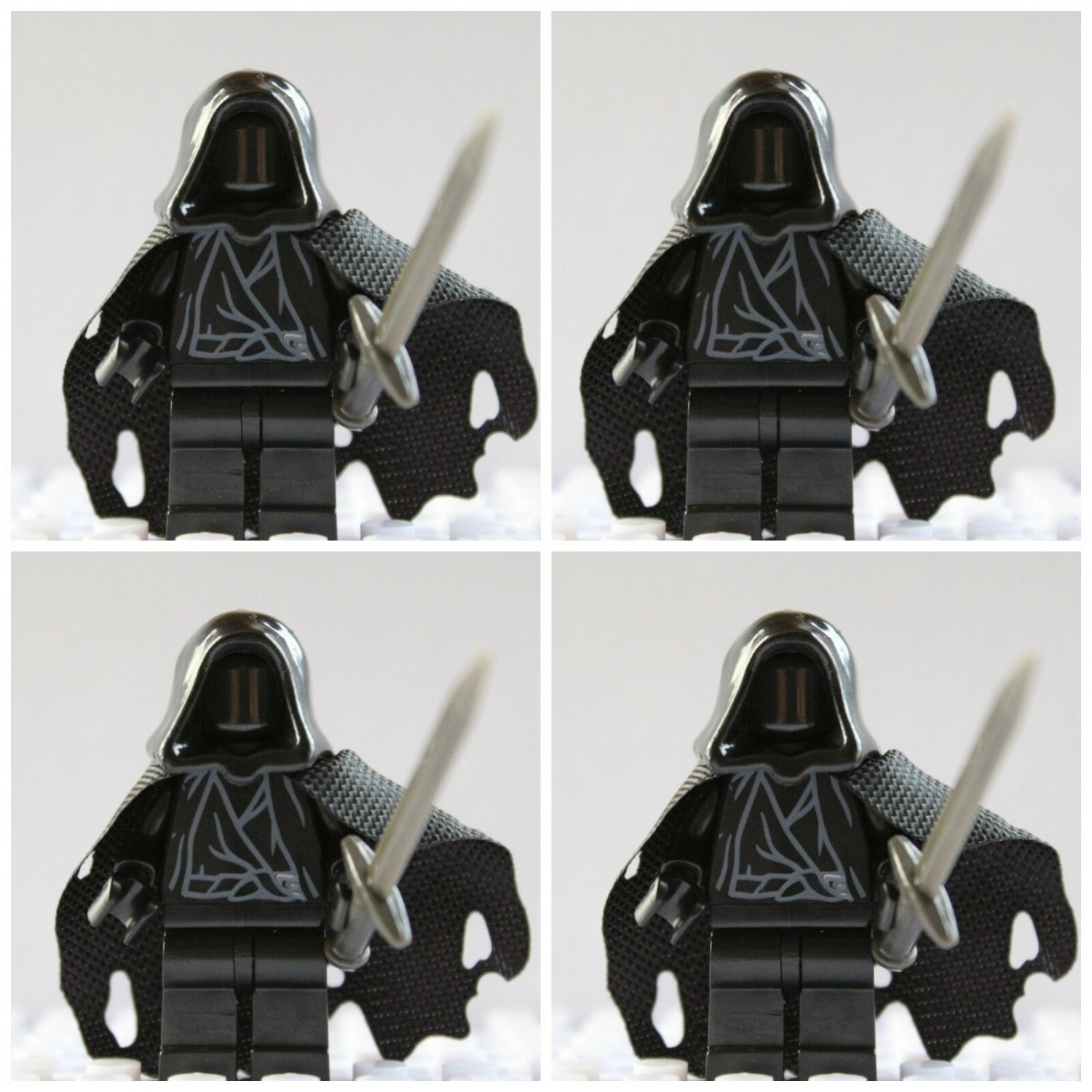 4pcs Ringwraith Sauron Minifigures Lego Compatible The Lord of the ...