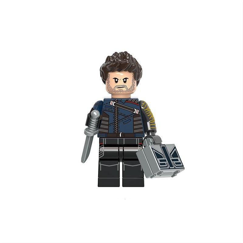 Bucky Minifigures Lego Compatible Falcon and the Winter Soldier Minifigure