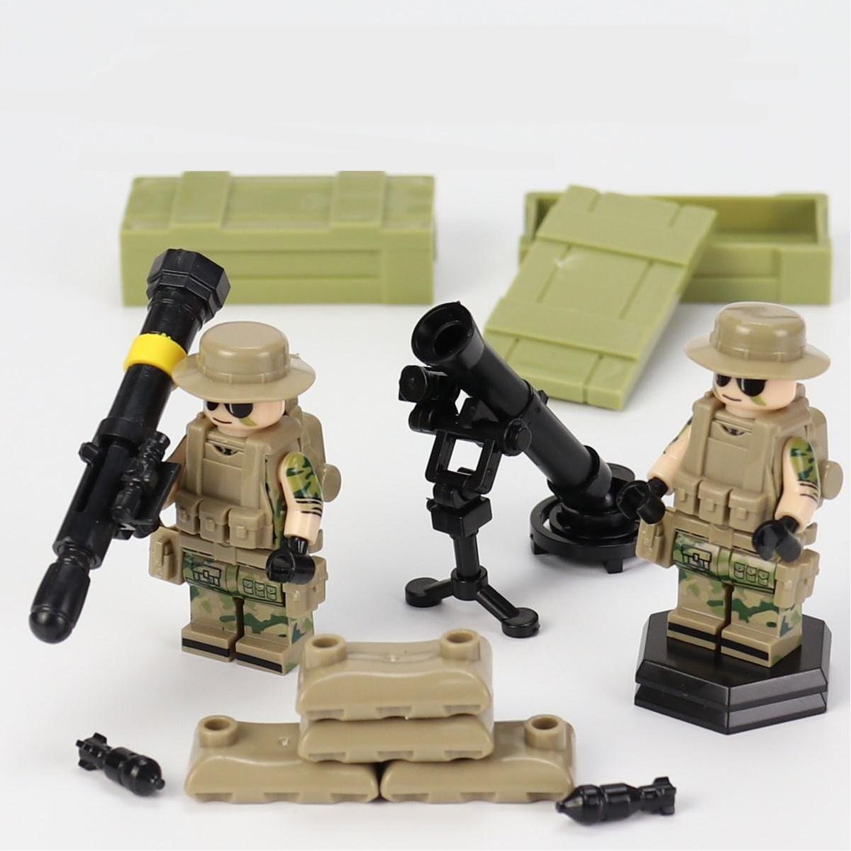 Heavy Weapon Delta Force Minifigures Lego Compatible Military 2021
