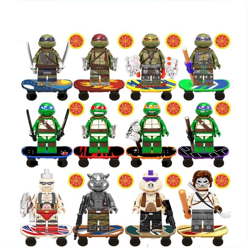 Krang Rhinoceros Wild Boar Casey Minifigures Lego Compatible Teenage ...