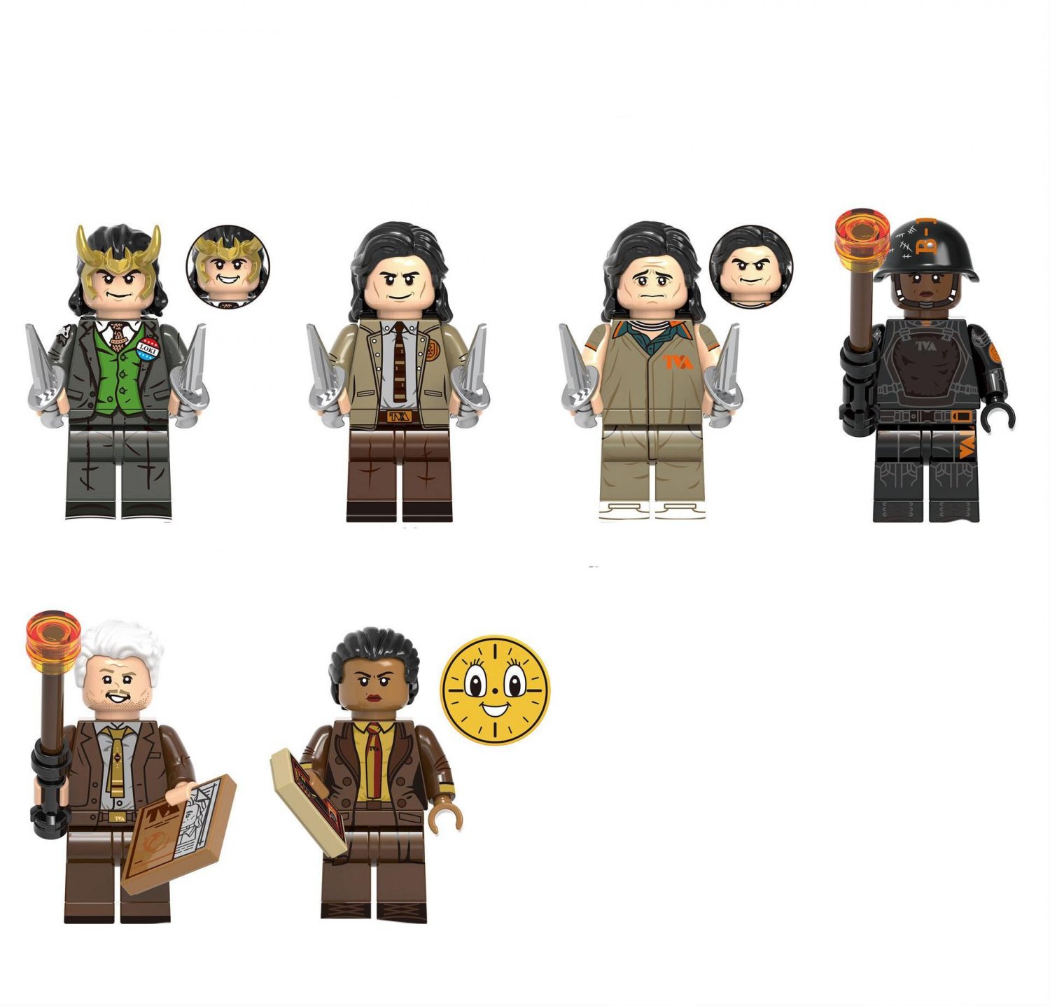 Mobius Renslayer B-15 Loki Minifigures Lego Compatible Loki TV Sets