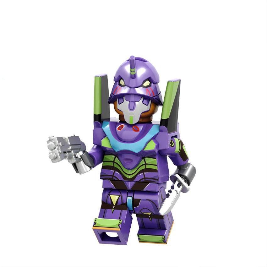 EVANGELION-01 Minifigures Lego Compatible NEON GENESIS EVANGELION ...