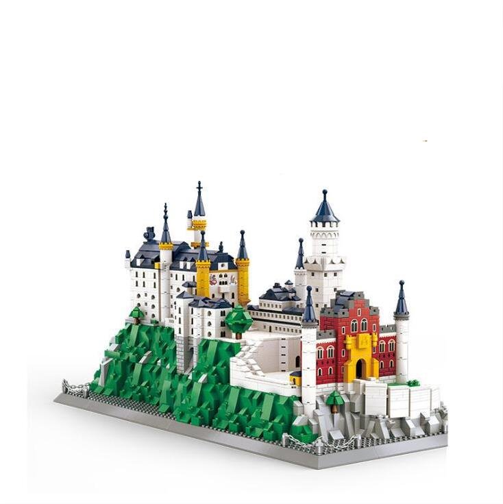 New Swan Stone Castle Minifigures Lego Compatible Castle Set