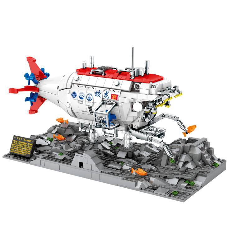 Manned Submersible Minifigures Lego Compatible Undersea exploration Set