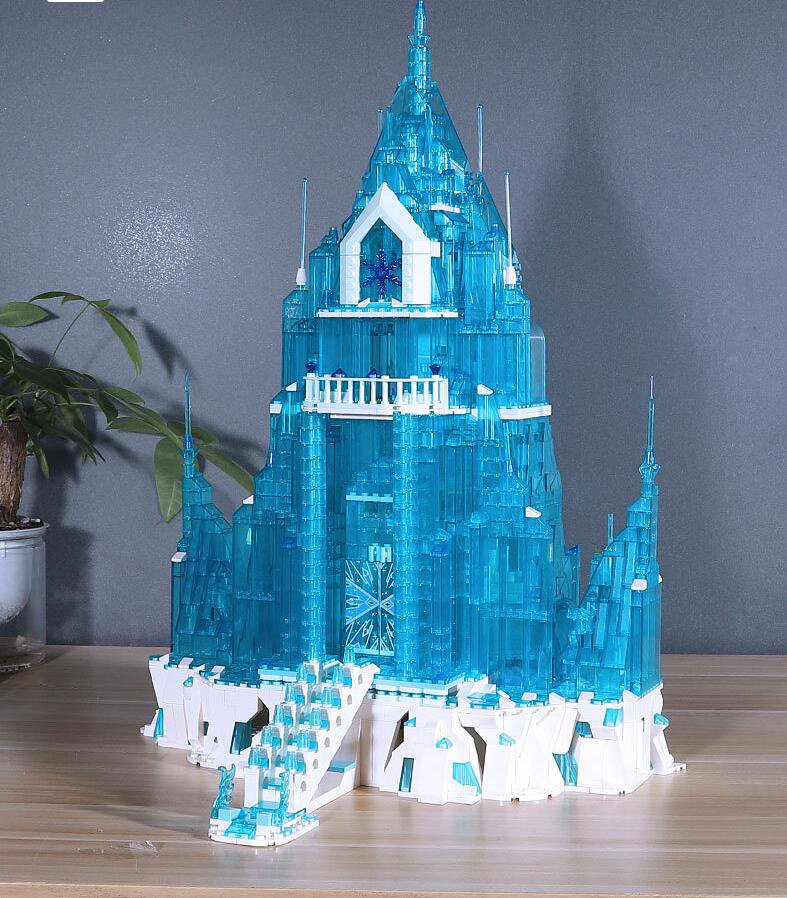 Ice Castle Ice City Frozen Minifigures Lego Compatible movie Set