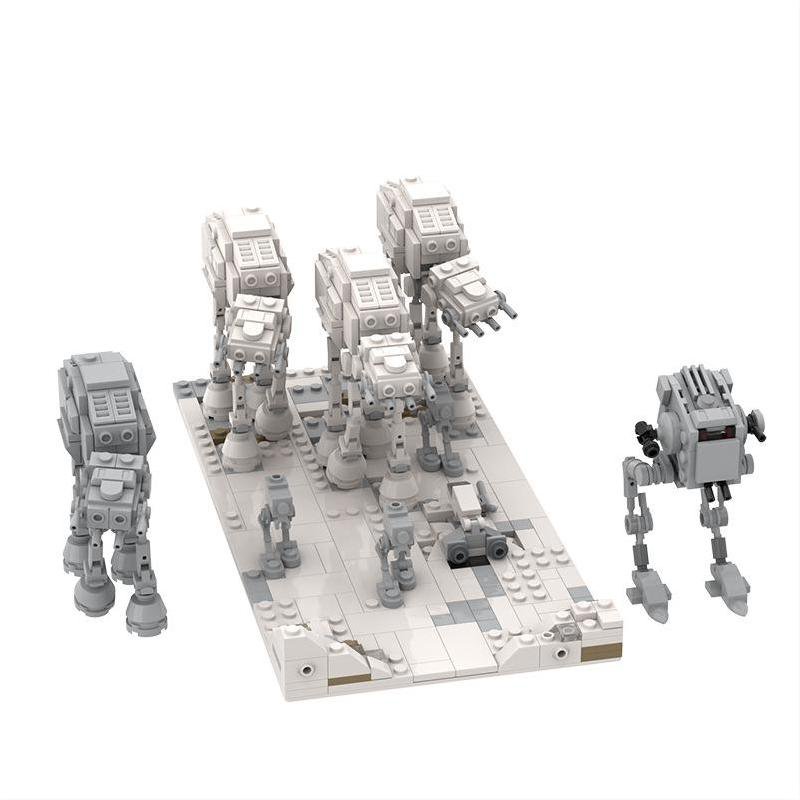 Battle of Hoth AT-AT Minifigures Lego Compatible Star Wars Set