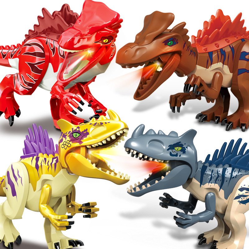 Carnotaurus Stegosaurus Minifigures Lego Compatible Jurassic World Sets
