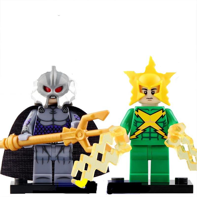 Ocean Master Electro Minifigures Lego Compatible Aquaman Set