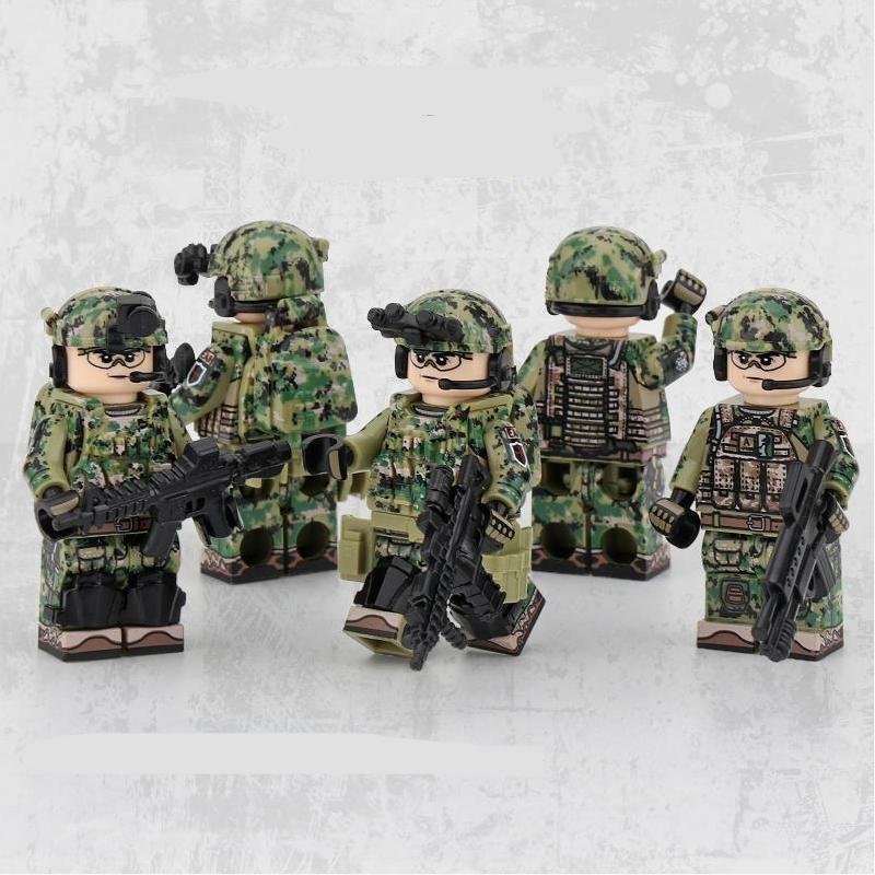 Camouflage United States Navy SEALs Minifigures Lego Compatible ...