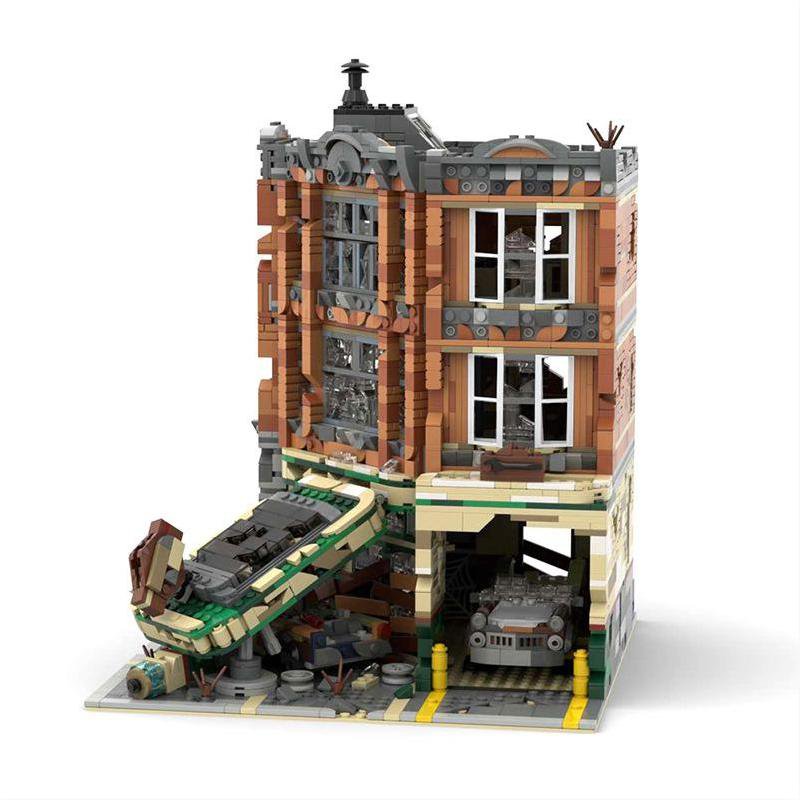 Doomsday Corner Garage House building block Toy Lego Compatible City ...