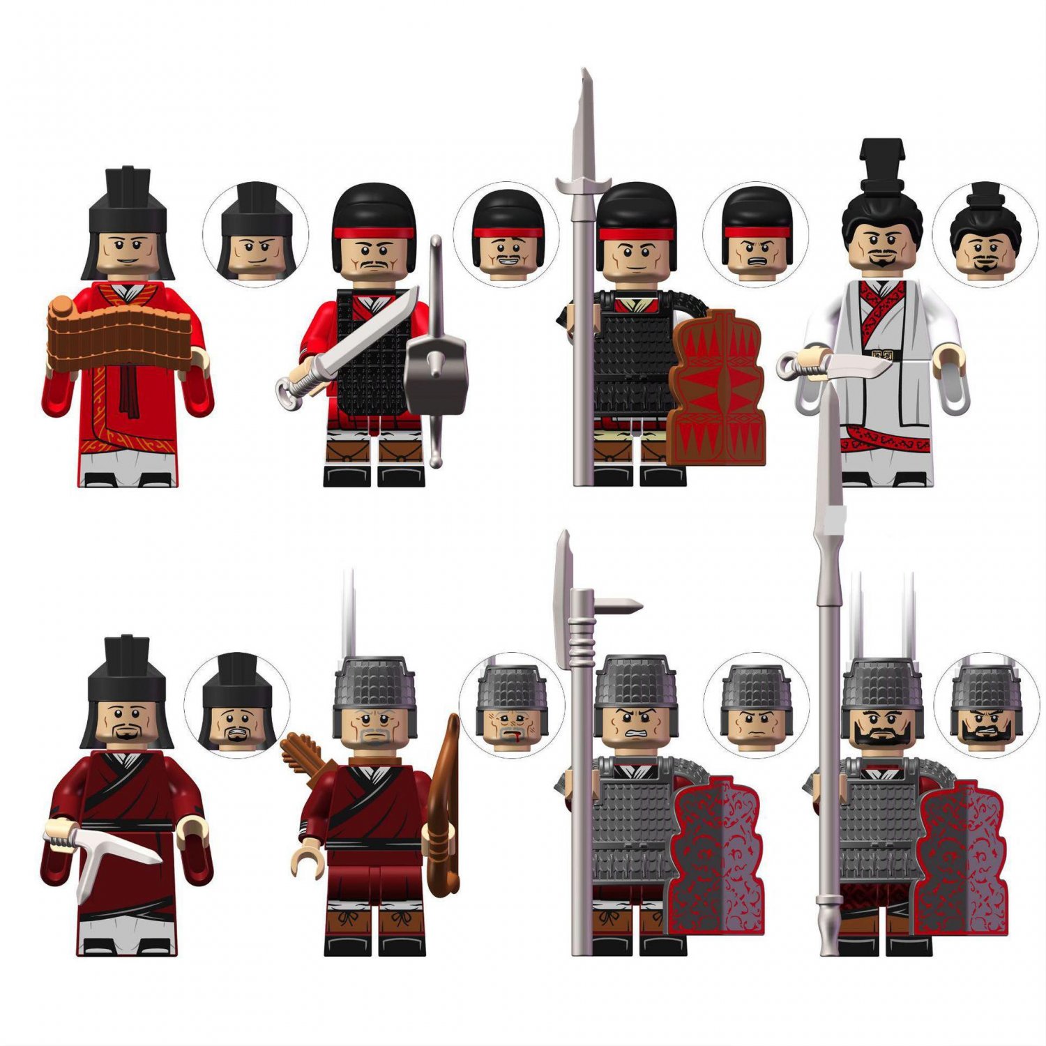 China The Han Dynasty Soldier Minifigures Lego Compatible Military Sets