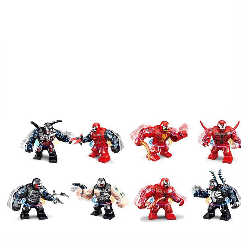 8pcs Big Venom Carnage Minifigures Lego Compatible Venom 2 Let There Be ...