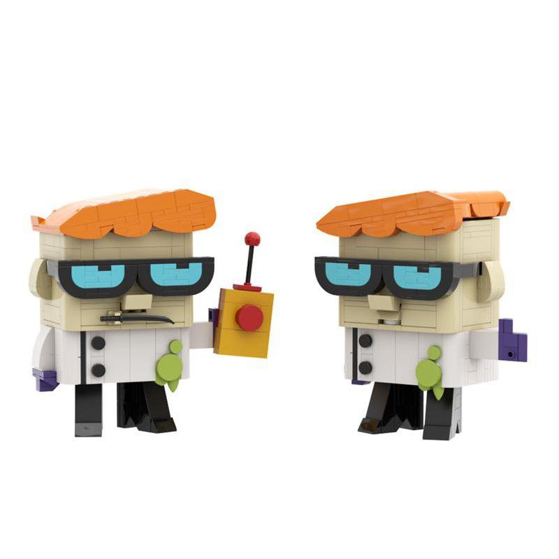 2pcs Dexter's Minifigures Lego Compatible Dexter's Lab Sets