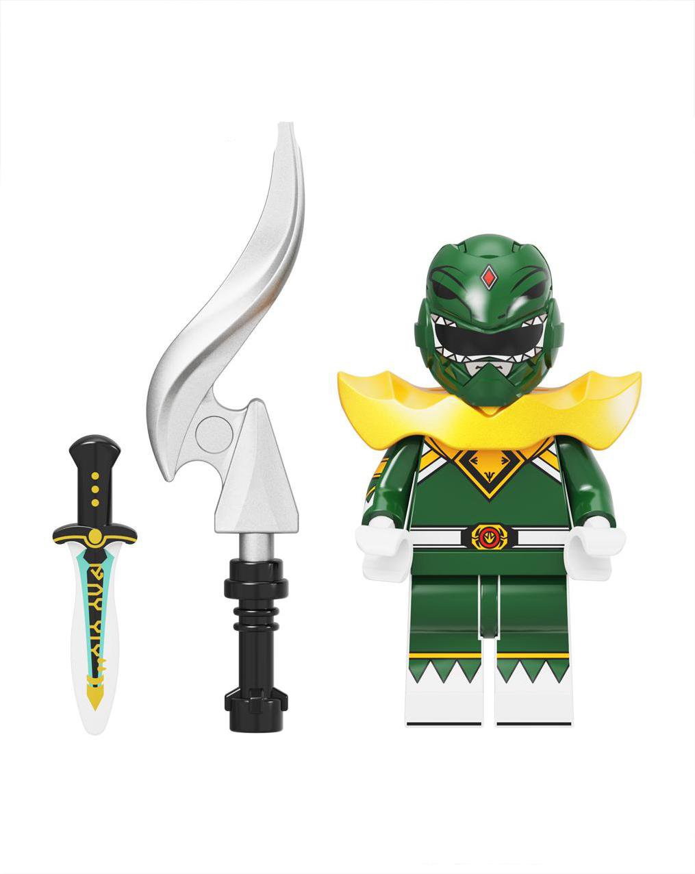Green Soldier Minifigures Lego Compatible Power Rangers Minifigure