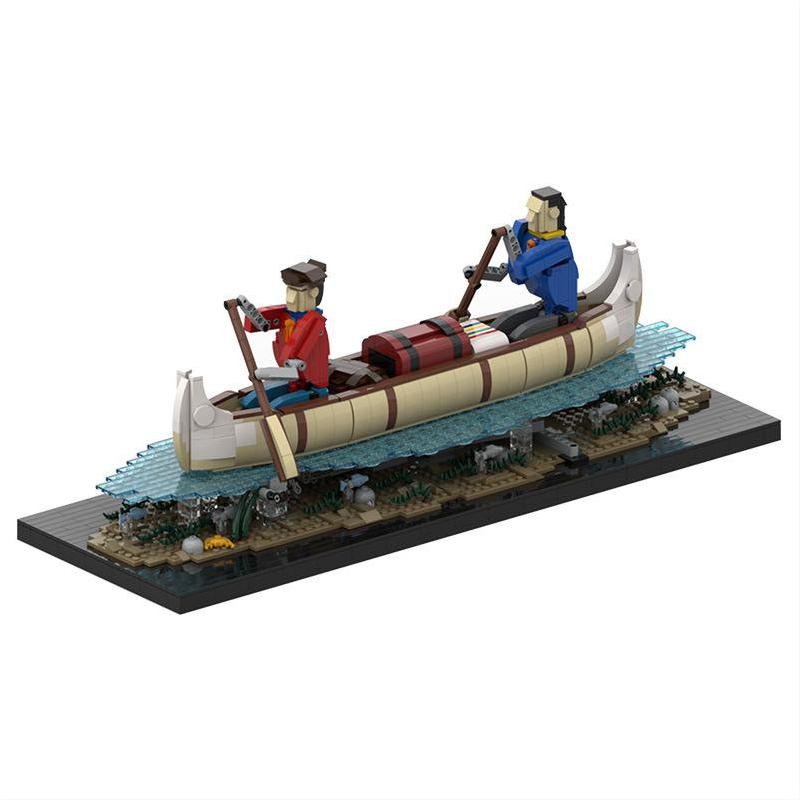 Dugout Canoe athlete Minifigures Lego Compatible Toy