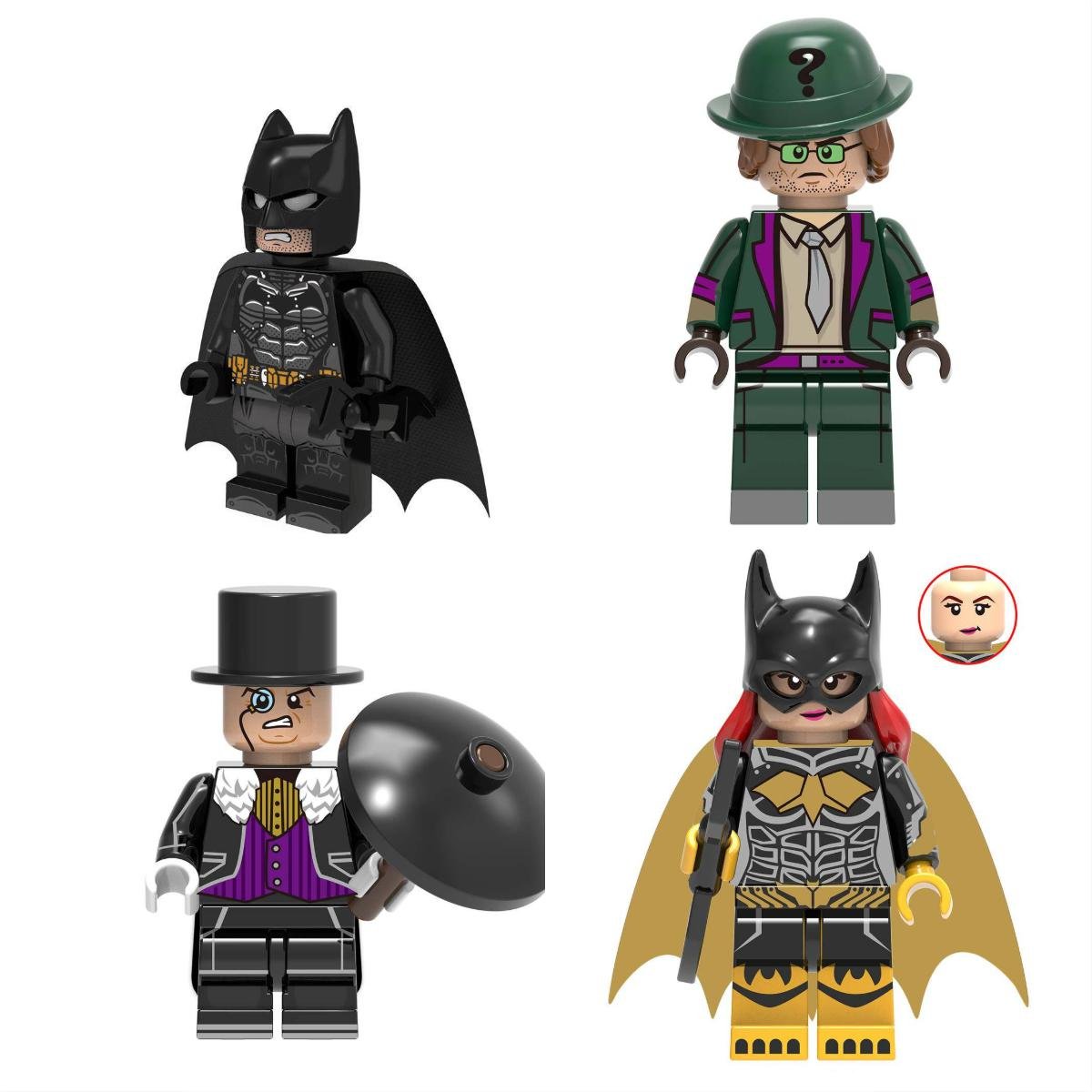 Batgirl Penguin Riddler Batman Minifigures Lego Compatible New Batman 2022