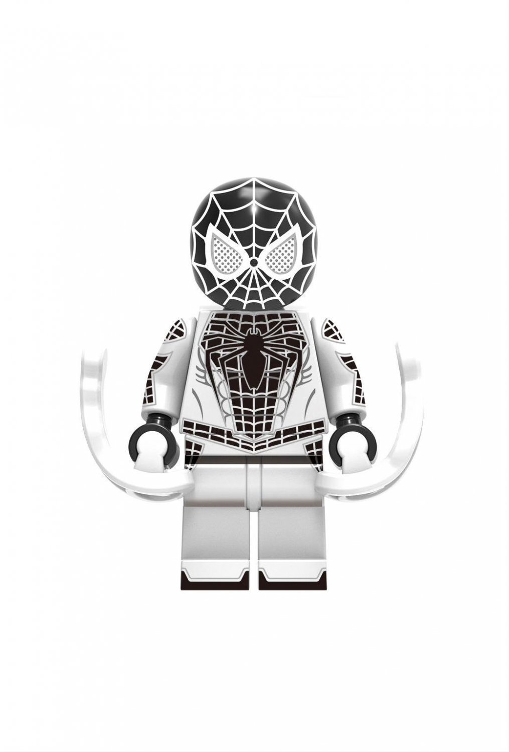 Negative Space Spider-Man Minifigures Lego Compatible Toy